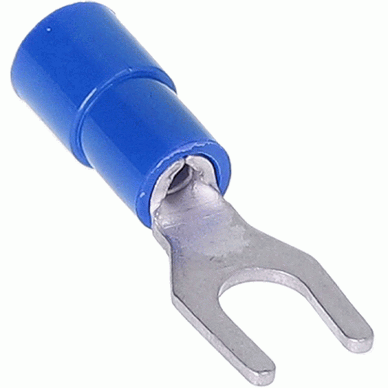 Install Bay Metra BNST8 Blue Nylon Spade Terminals 16-14 Gauge #8 ...