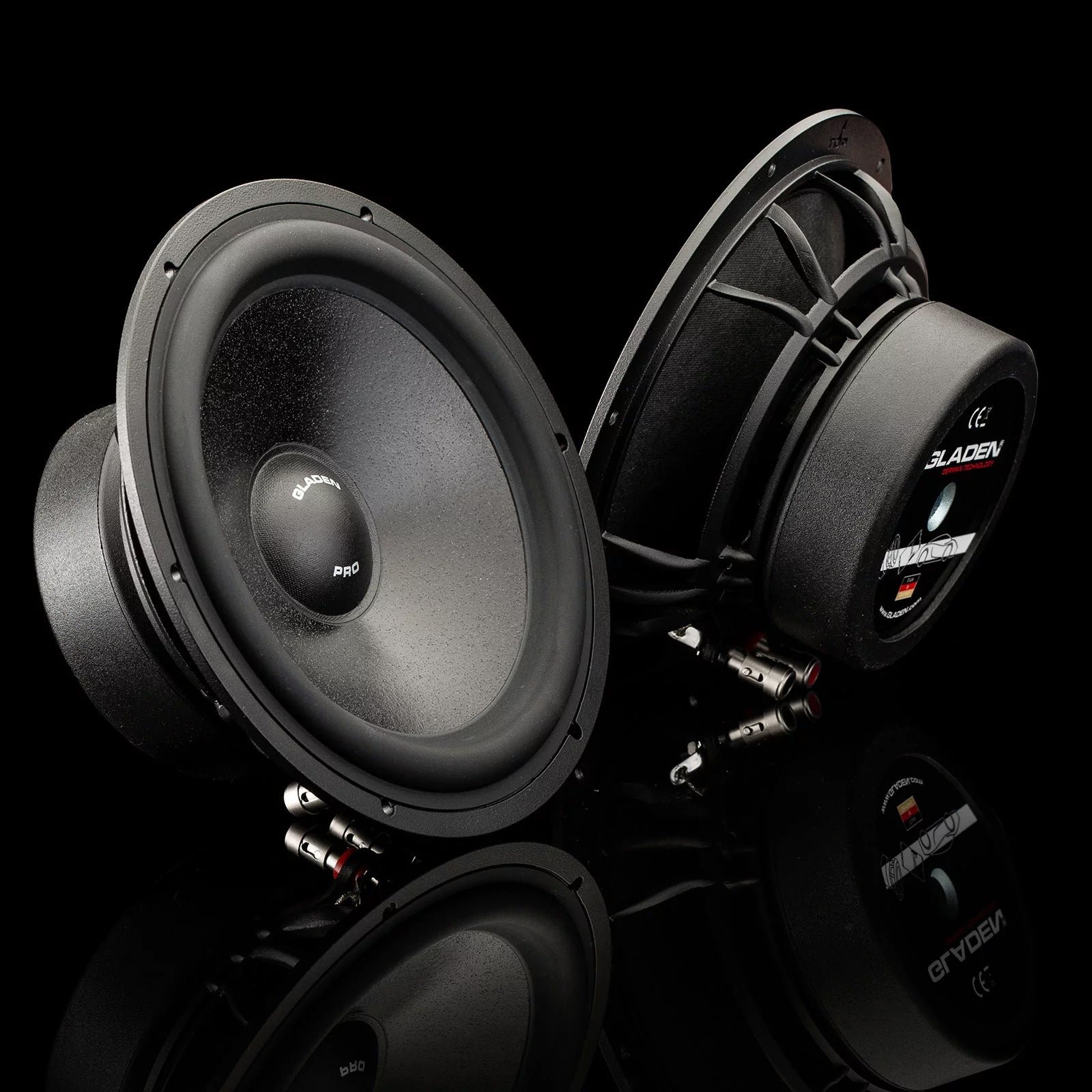 Gladen PRO 165 6.5” MIDRANGE WOOFER (2 X 230 / 160 WATT @ 3Ω)- 38MM ...
