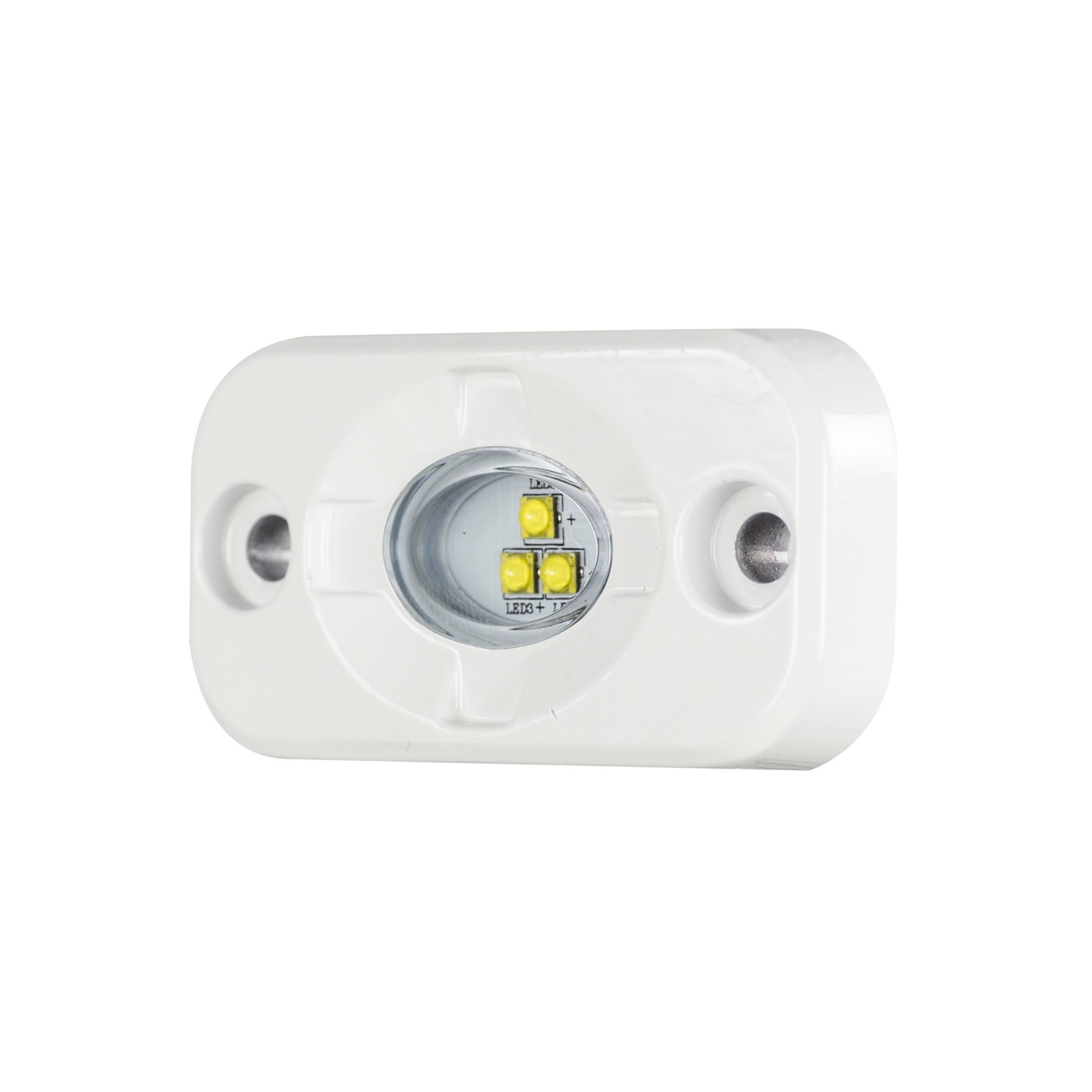 LED Lights Marine Metra HE-ML1 White Marine Auxiliary Lighting Pod - 1. ...
